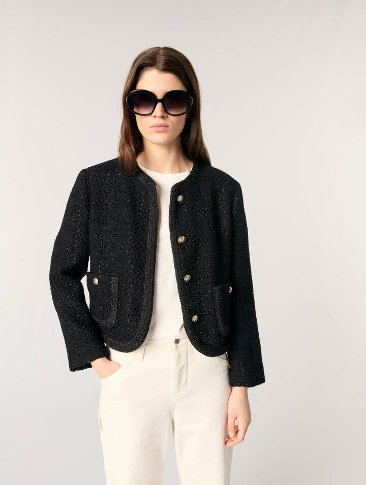 Trendy Women’s Blazers & Jackets: Biker, Tailored, Tweed ... | Maje