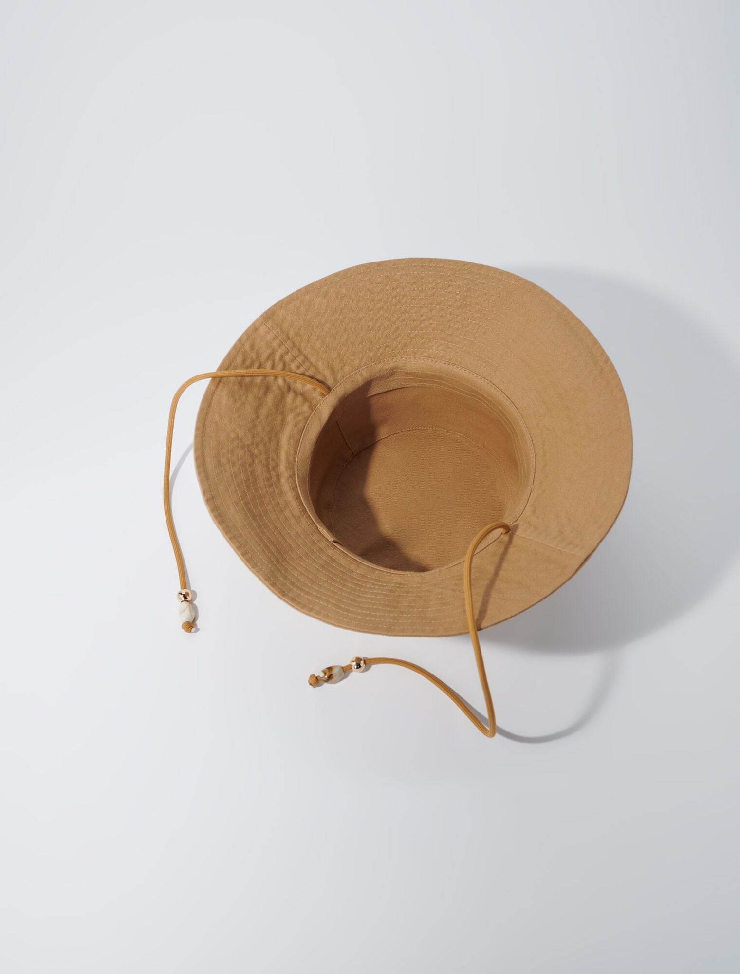 Beaded drawstring bucket hat - Caps and Bucket hats | Maje