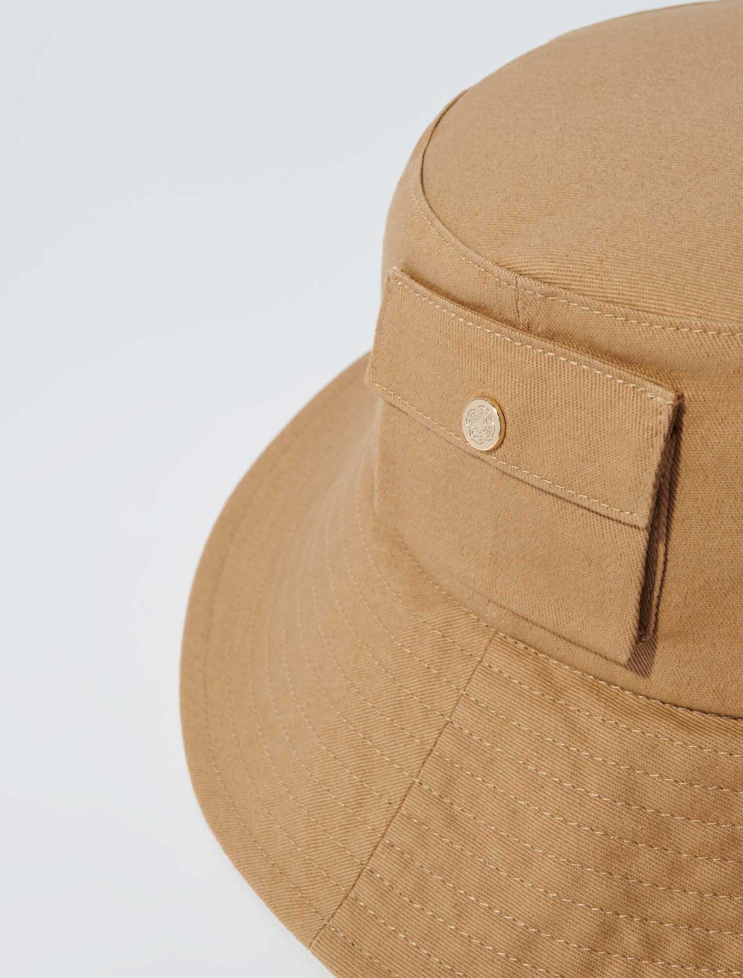 Beaded drawstring bucket hat - Caps and Bucket hats | Maje