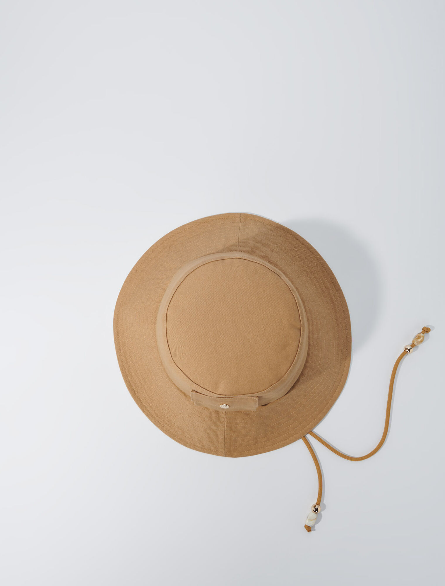 Beaded drawstring bucket hat - Caps and Bucket hats | Maje