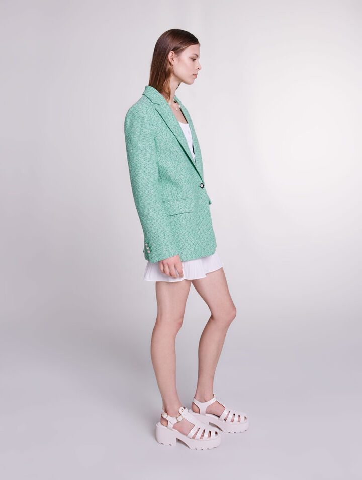 Trendy Women’s Blazers & Jackets: Biker, Tailored, Tweed ... | Maje