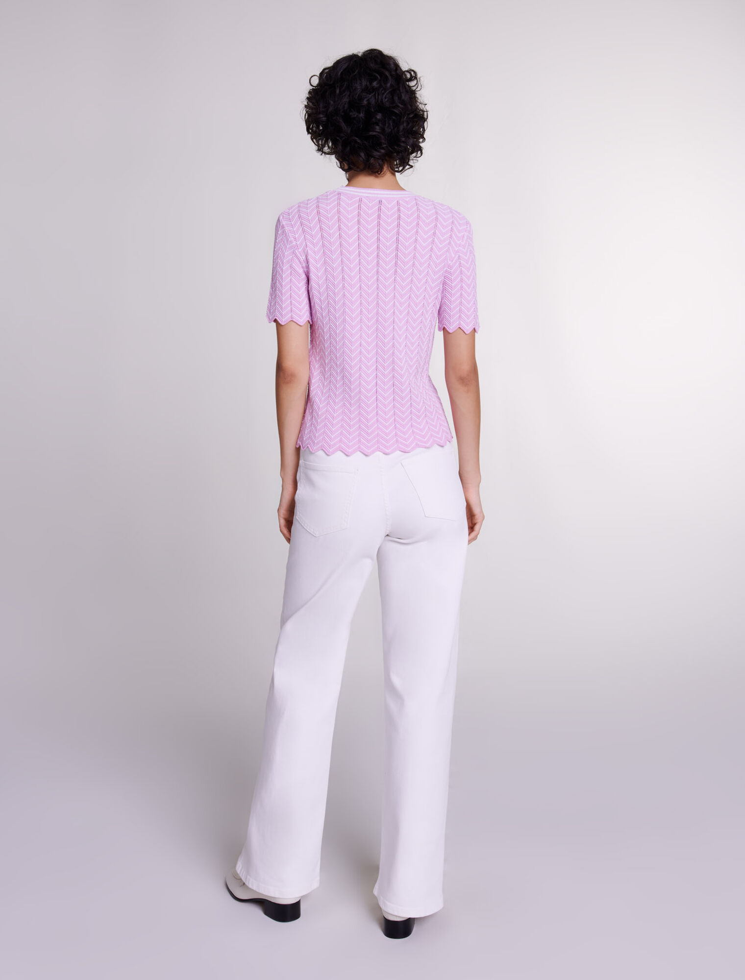 Openwork knit top - Tops & Shirts | Maje