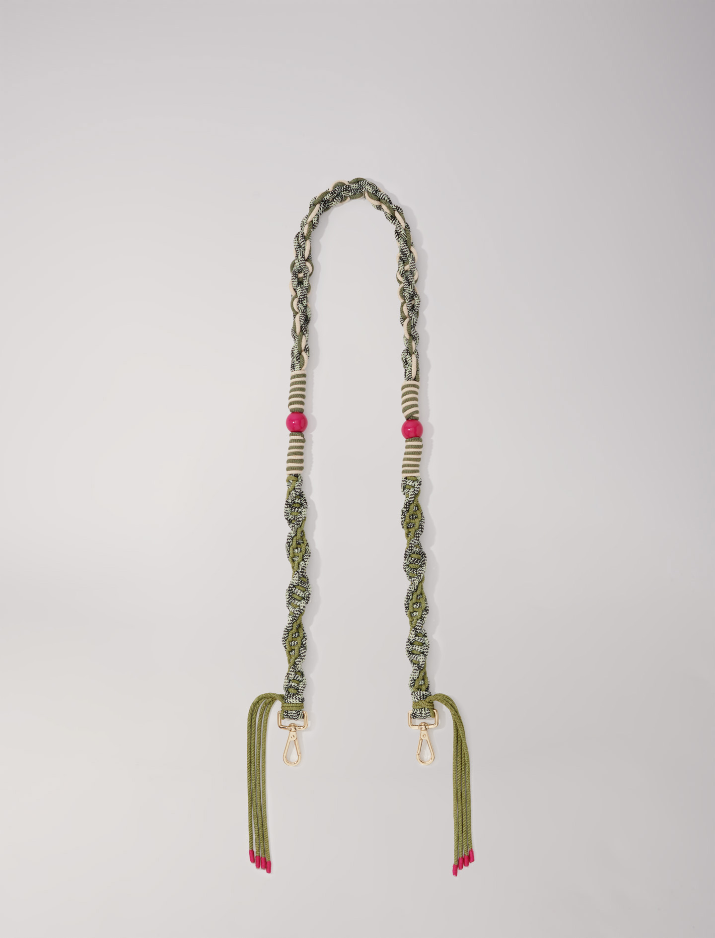 Braided shoulder strap Brown for Women | Maje