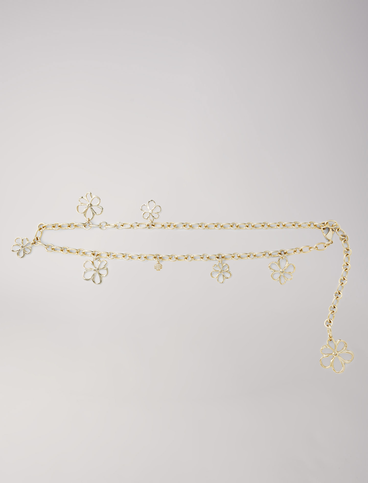Chain belt with flowers Gold for Women | Maje