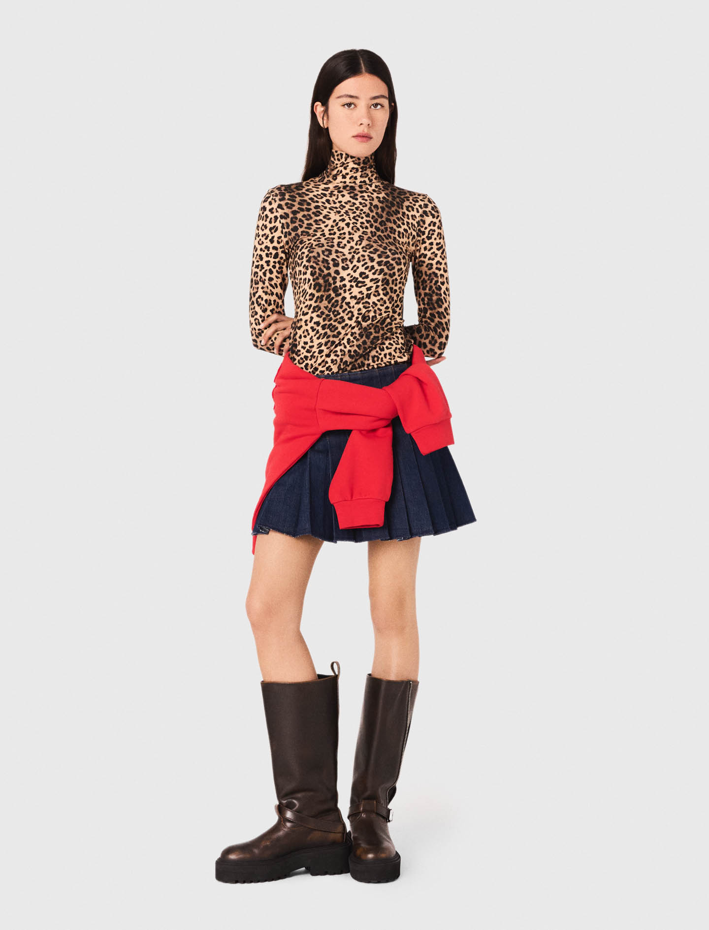 Leopard print T-shirt Leopard print for Women | Maje