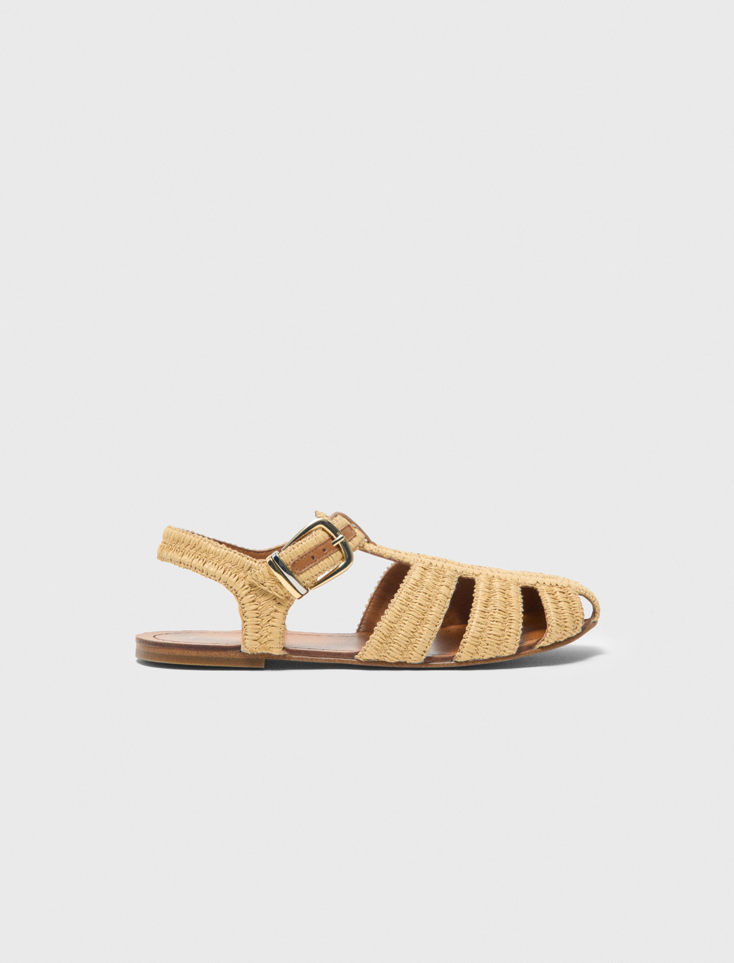 Flat strap sandals Beige for Women | Maje