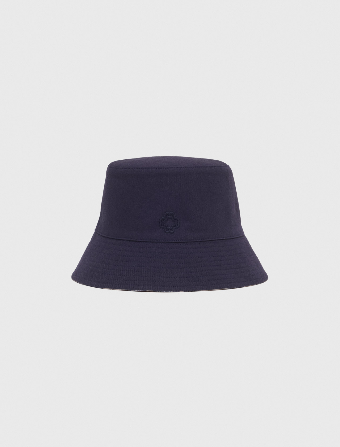 Reversible fruit print bucket hat Blue for Women | Maje
